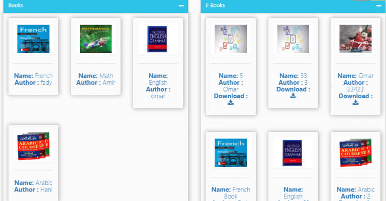 Library tab information – Eyeschool Help